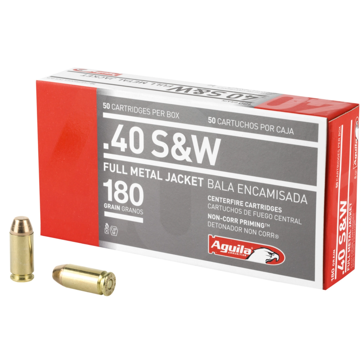 Aguila Ammunition 40 S&W 180-Grain Pistol Ammunition